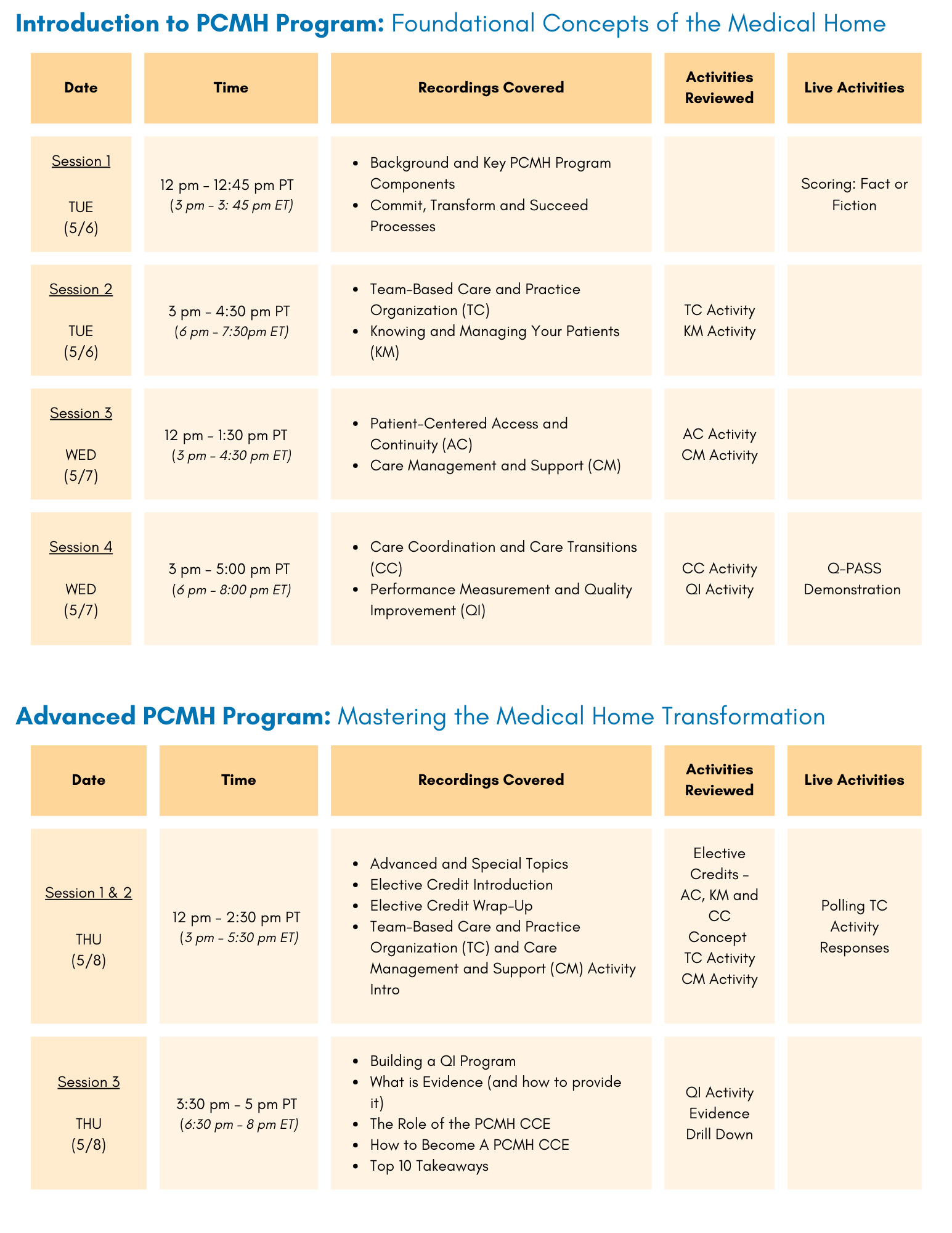 Display event - 2025 NCQA Introduction & Advanced PCMH Program
